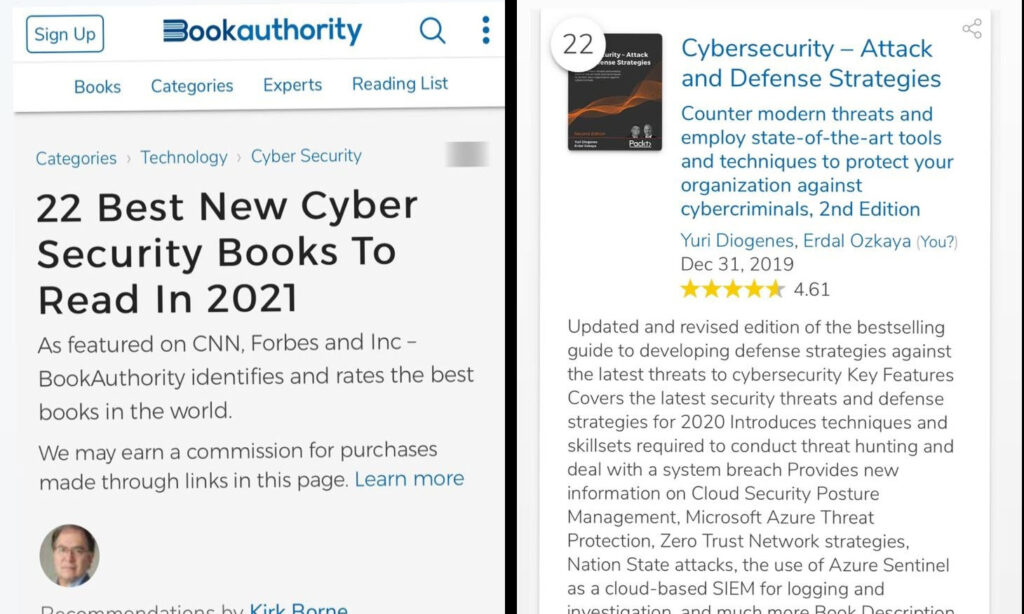 22 Best Cybersecurity Books To Read In 2021 | Dr. Erdal Ozkaya